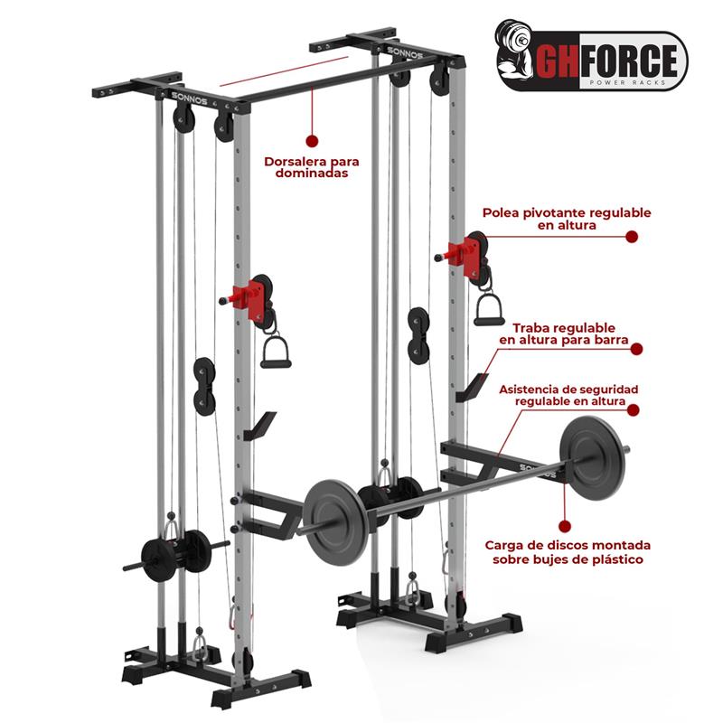 GH-FORCE D RACK DE ENTRENAMIENTO MULTIFUNCION